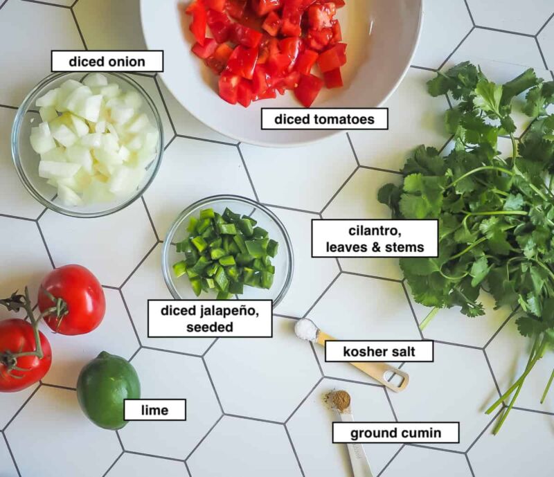 5 Minute, Fresh Garden Salsa - Southern Bytes
