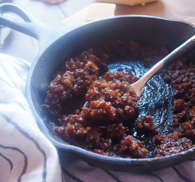 The Very Best Bacon Jam with Onion, Balsamic, and Thyme - Southern Bytes