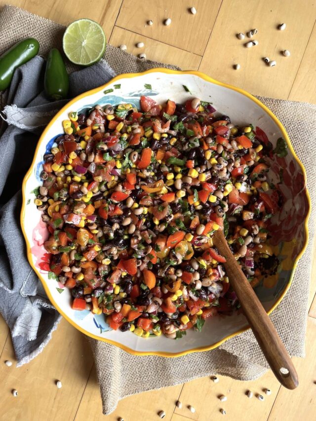 Easy Cowboy Caviar Recipe (Black-Eyed Pea Salsa) - Southern Bytes