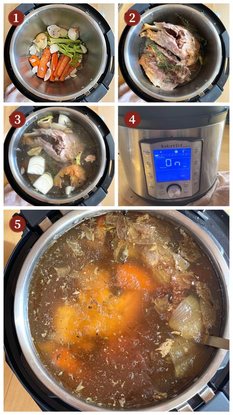 Instant Pot Turkey Stock Recipe (or Broth) - Southern Bytes