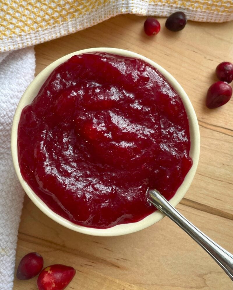 Homemade Cranberry Sauce with Orange Juice (Jellied Recipe) - Southern ...